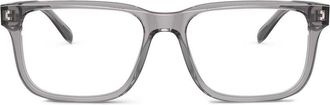 Emporio Armani Brille mit eckigem Gestell - Grau