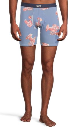 SAXX Underwear Co. SAXX Vibe Xtra Soft Boxershorts, Lobster Boil/Tidal Blue, Lobster Boil-tidal Blue, XL