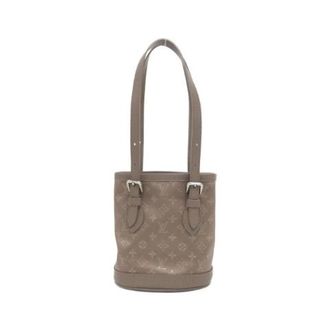 Louis Vuitton Sac seau Little Monogram Satin doccasion - Femme - Pre-owned - Beige - Taille: ONE Size