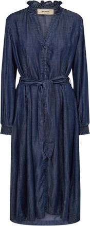 Mos Mosh MOS Mosh, Femme, Robes, Bleu, Taille: 40 FR Shirt Robes