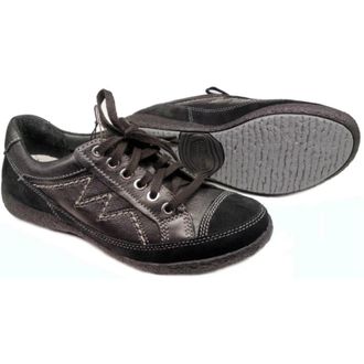 Mephisto Schwarze Lederschn&uuml;rschuhe f&uuml;r Frauen - - Shoes - Damen - Schwarzk - 38 1/2 EU