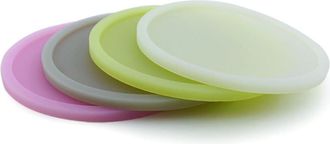 Soimiss Fluoreszenz Silikon Wärmedämm Tischset rutschfest Hitzebeständig Isolierunterlage Für Büro Zuhause Bar