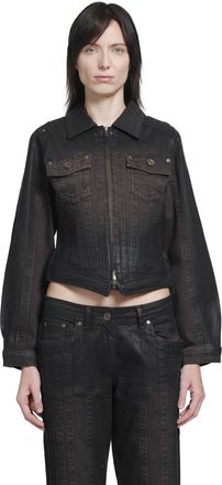 Charlotte Knowles Alice Gloss Denim Jacket