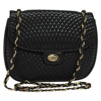 Bally Pre-owned Leder Schultertasche - - Pre-owned - Damen - Schwarzk - ONE SIZE