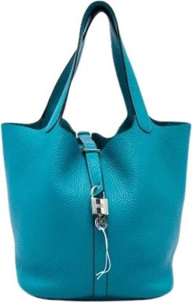 Herm&egrave;s Pre-owned Picotin 22 - - Pre-owned - Damen - Blau - ONE SIZE