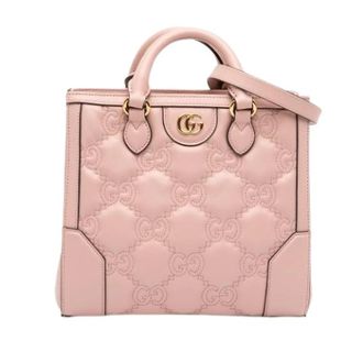 Gucci Pre-owned Quilted Satchel - - Pre-owned - Damen - Rosa - ONE SIZE