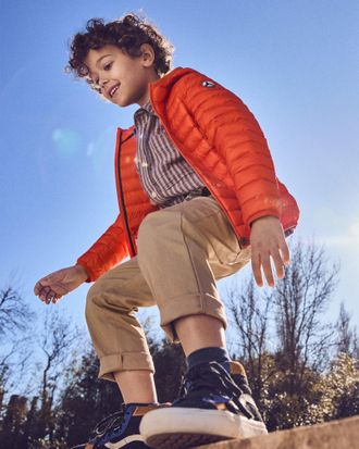 Jott Doudoune l&eacute;g&egrave;re &agrave; capuche enfant Rouge feu Hugo - Taille 10/12A