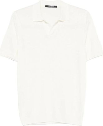 Tagliatore Homme, Tops, Blanc, Taille: L Polo Tricot Keith