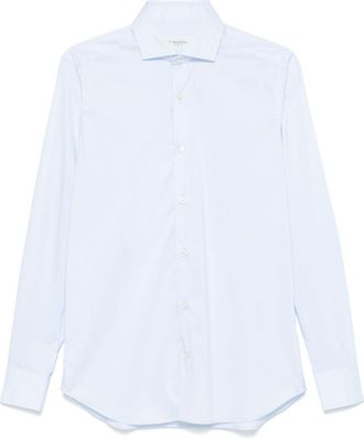 Tintoria Mattei Klassisches Hemd - Blau