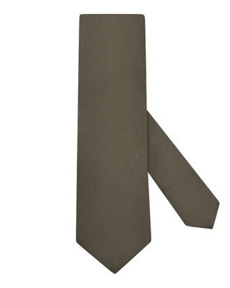 Emporio Armani Changierende Seidenkrawatte mit Streifeneffekt in