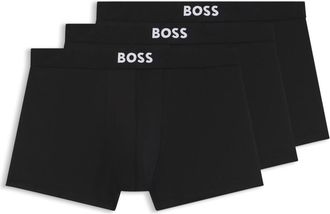 HUGO BOSS 3er-Pack Boxer-Trunks in Stretch-Qualit&auml;t in