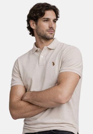 U.S.Polo Association Poloshirt USBrodyy - Herren Shirt aus Baumwolle mit Logo-Stickerei 100 % Baumwolle mit klassischem Polokragen und geradem Schnitt