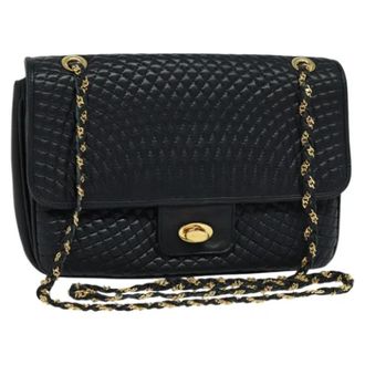 Bally Pre-owned Leder Schultertasche - - Pre-owned - Damen - Schwarzk - ONE SIZE