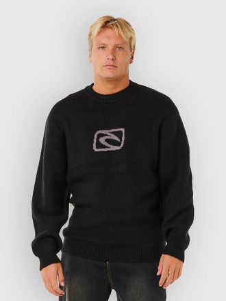 Rip Curl Inner Visions Knit Crew Pull noir