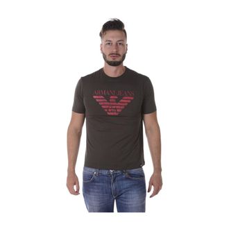 Armani Jeans T-Chemises - Homme - Tops - Vert - Taille: L