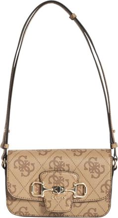 Guess Femme, Sacs, Brun, Taille: ONE Size Janie Mini Sac Bandouli&egrave;re