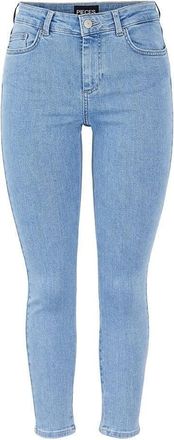 Pieces Damen Pcdelly Skn Mw Cr Mb48 Noos Bc, Medium Blue Denim, M