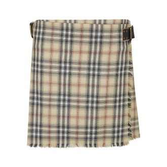 Burberry Mini Kilt - - Skirts - Damen - Beige - S