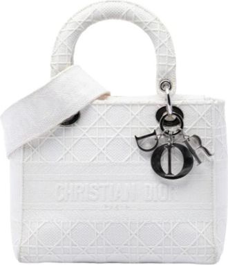 Dior Pre-owned Lady D-Lite - Femme - Pre-owned - Blanc - Taille: ONE Size