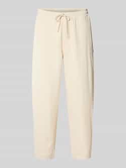 Review Hose mit elastischem Bund in Plissee-Optik