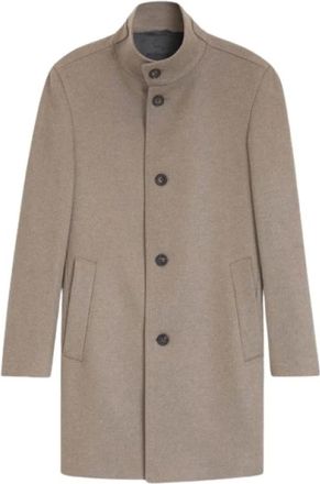 HUGO BOSS Hyde Coat - Homme - Manteaux - Beige - Taille: M