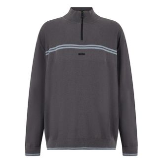HUGO BOSS K_Zone QZ Pullover - - Knitwear - Herren - Grau - 2XL