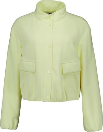 Marc Cain Femme, Vestes, Jaune, Taille: 46 FR Veste &agrave; petit col montant