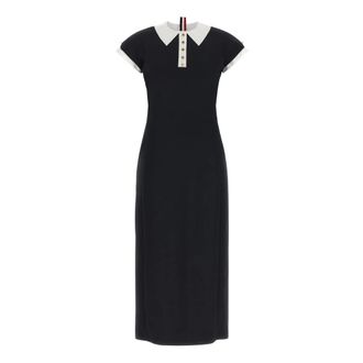Thom Browne Couture Sleeve Polo Kleid - - Dresses - Damen - Schwarzk - S