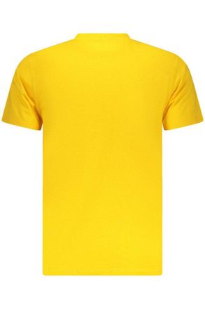 Iceberg T-Shirt Herren Kurzarm T-Shirt, Gelb Neon, Rundhals, Logo