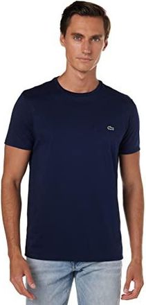 Lacoste Crew Neck T-shirt Homme, Bleu (Marine 166), L