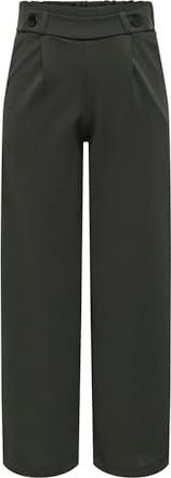 Jacqueline de Yong Geggo Pantalon Long JRS Noos, Tourbe/Détails : Boutons Noirs, XL Femme