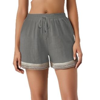 Generic Short Anti Frottement Cuisse Dentelle Cycliste Fluide 2 Musculation Anti &Agrave; Paillettes Eau Maison Minceur Leopard 34 Football Brod&eacute; Hawaien Am&eacute;ricain D