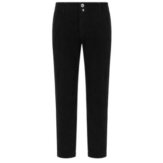 Jacob Cohen Homme, Pantalons, Noir, Taille: W32 Pantalon Tailleur Coupe Droite