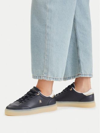 Tommy Hilfiger Sneakers Th Chic Sneaker Elevated FW0FW09400 Dunkelblau