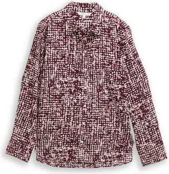 Tom Tailor Langarmbluse Blusen & Shirts Hemdbluse mit Muster