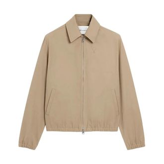 Ami Homme, Vestes, Beige, Taille: M ADC Zipped Jacket