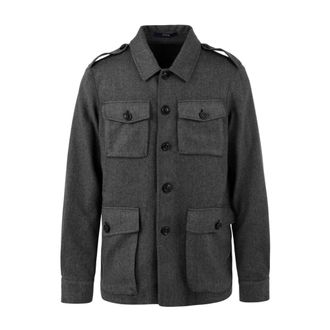 Drumohr Dj448Jk2 Jacke - - Jackets - Herren - Grau - L