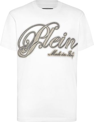 Philipp Plein T-Shirt Rundhalsausschnitt Ss Signature