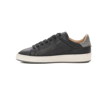Hogan Homme, Chaussures, Noir, Taille: 39 EU H672 Leather Baskets