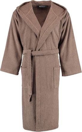 Rhomtuft Bademäntel unisex Kapuze Baronesse taupe - 58 M