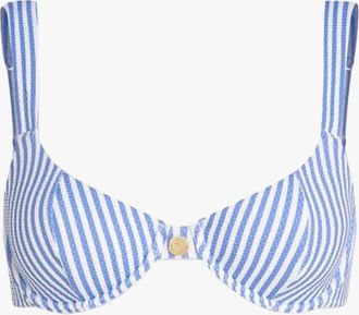 Karl Lagerfeld Haut de maillot de bain corbeille &agrave; rayures