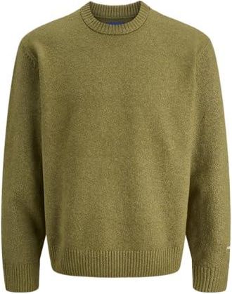 Jack & Jones Jornorrebro Knit Crew Neck Sn, Vert Olive, L Homme