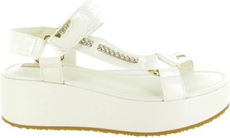 Liu Jo Femme, Chaussures, Blanc, Taille: 39 EU Sandal FLO 05 Naplak