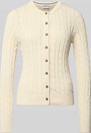 Jake*s Casual Strickjacke mit Knopfleiste