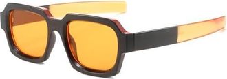 Generic Lunettes De Soleil Tendance &Agrave; Petite Monture For Hommes, Vacances, Sport, Dext&eacute;rieur For Femmes(Orange)