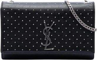 Saint Laurent Sac bandouli&egrave;re Kate Pre-owned - Femme - Pre-owned - Noir - Taille: ONE Size