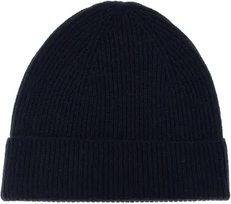 Ballantyne Pure Cashmere Beanie - Navy
