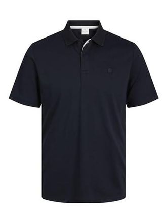 Jack & Jones Jprccrodney Ss Polo Sn Homme Polo, Bleu Fonc&eacute;, XL