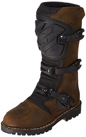 TCX Homme Drifter WP Bottes Moto en Cuir, Imperméables, Marron, 36 EU