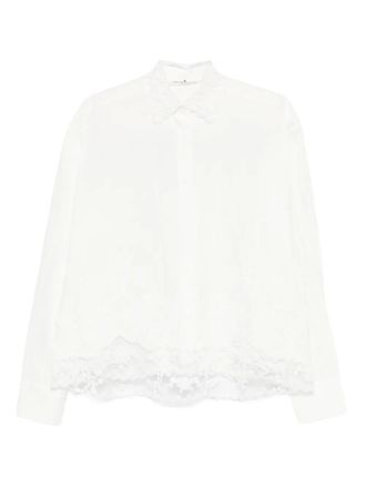 Ermanno Scervino lace collar shirt - Wei&szlig;